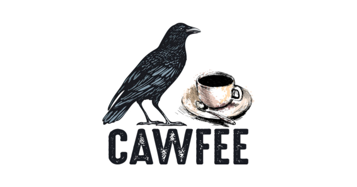 Cawfee Bird Crow Coffee - Cawfee Bird Crow Coffee - Mask | TeePublic