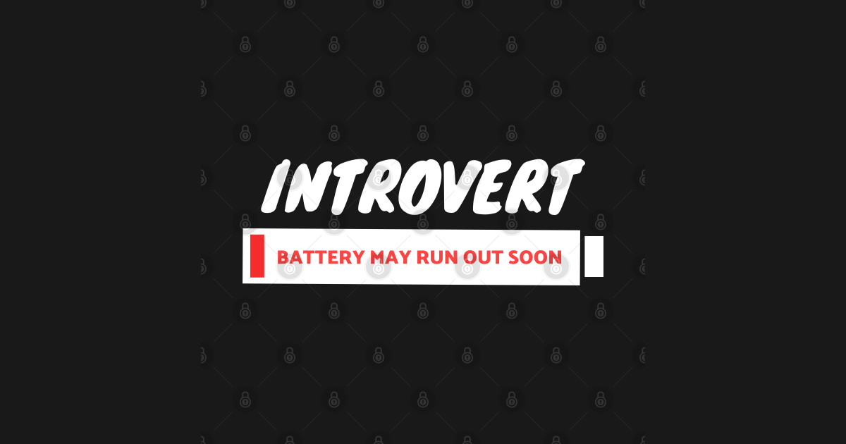 INTROVERT Battery May Run Out Soon - Introvert Gift - Crewneck ...