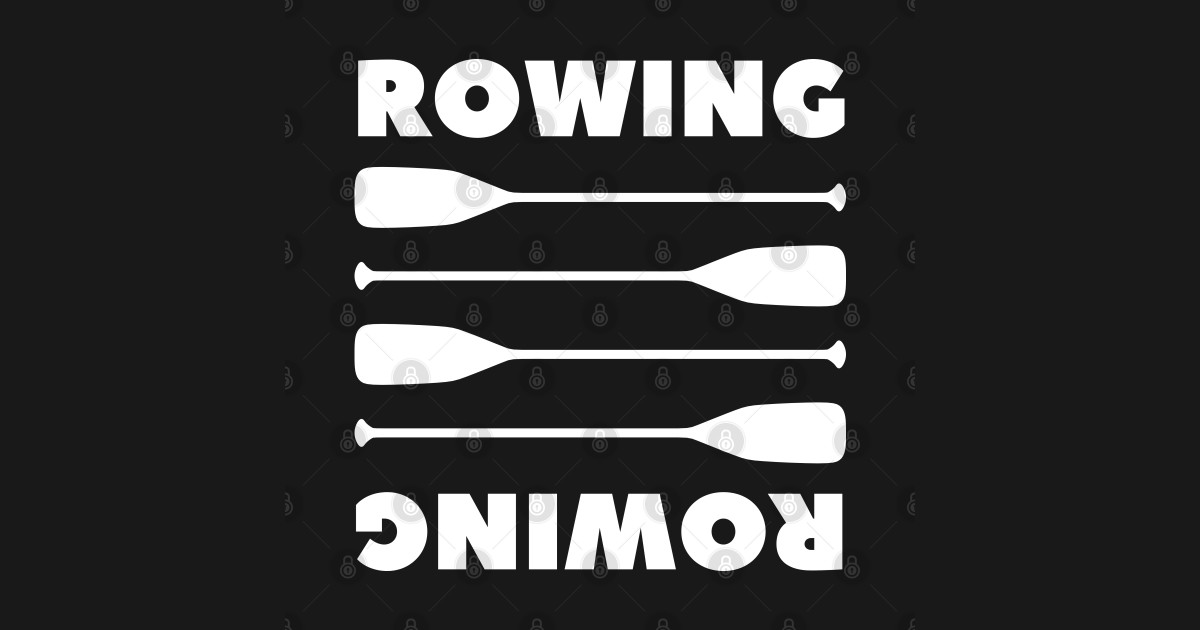 Rowing oars aesthetic design - Rowing Oars - T-Shirt | TeePublic