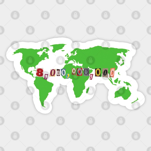 WORLD POPULATION DAY - World Population Day - Sticker | TeePublic