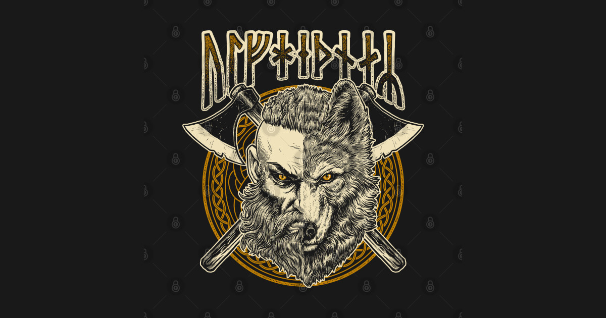 Ulfhednar Viking Wolf Norse Pagan Warrior Ulfhedinn - Viking Wolf - T ...