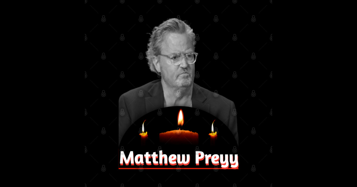 Matthew Preyy Love - Matthew Perry - Sticker | TeePublic