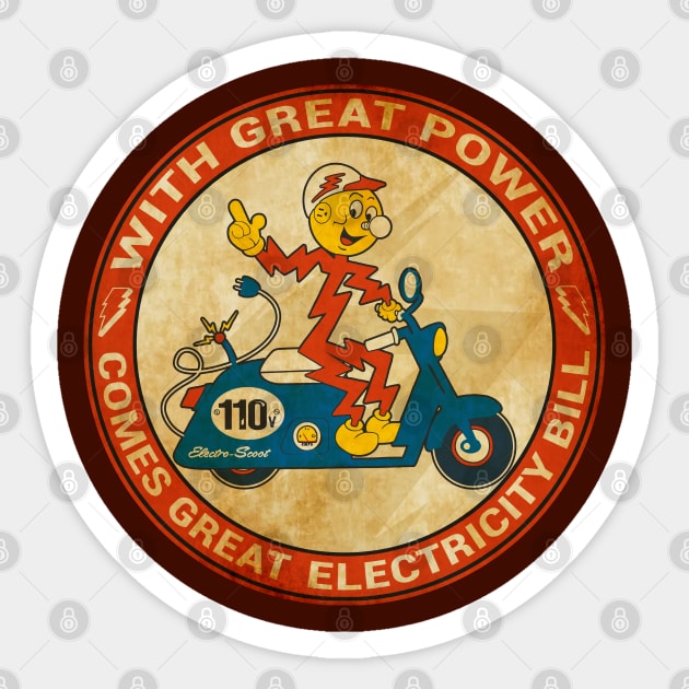 Great Electricity Bill - Electricity - Sticker | TeePublic