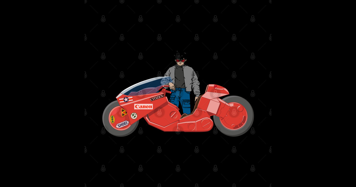 Akira Bike - Akira Anime - Sticker | TeePublic