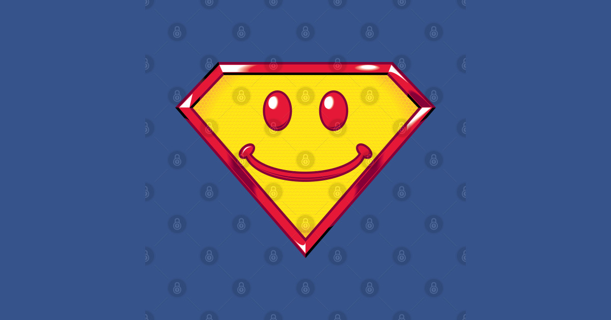 Super Happy - Superman - T-Shirt | TeePublic
