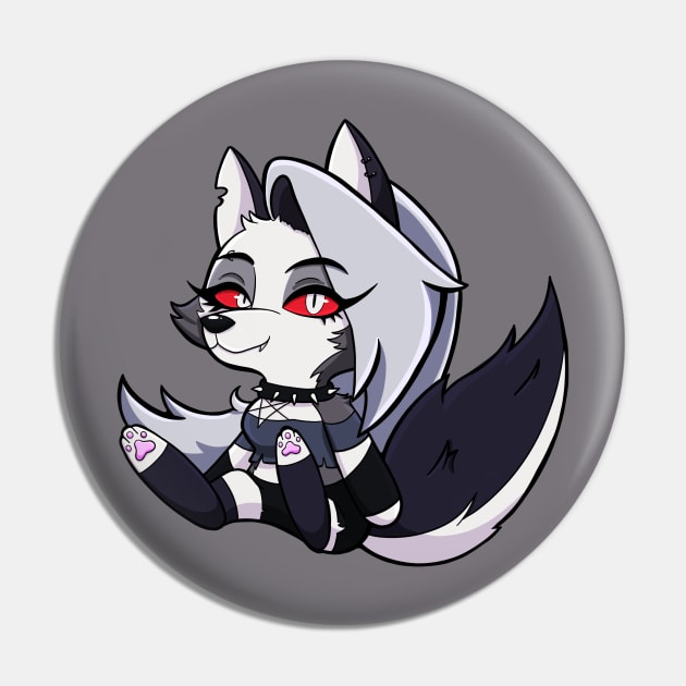 Helluva Boss - Loona - Helluva Boss Loona - Pin | TeePublic