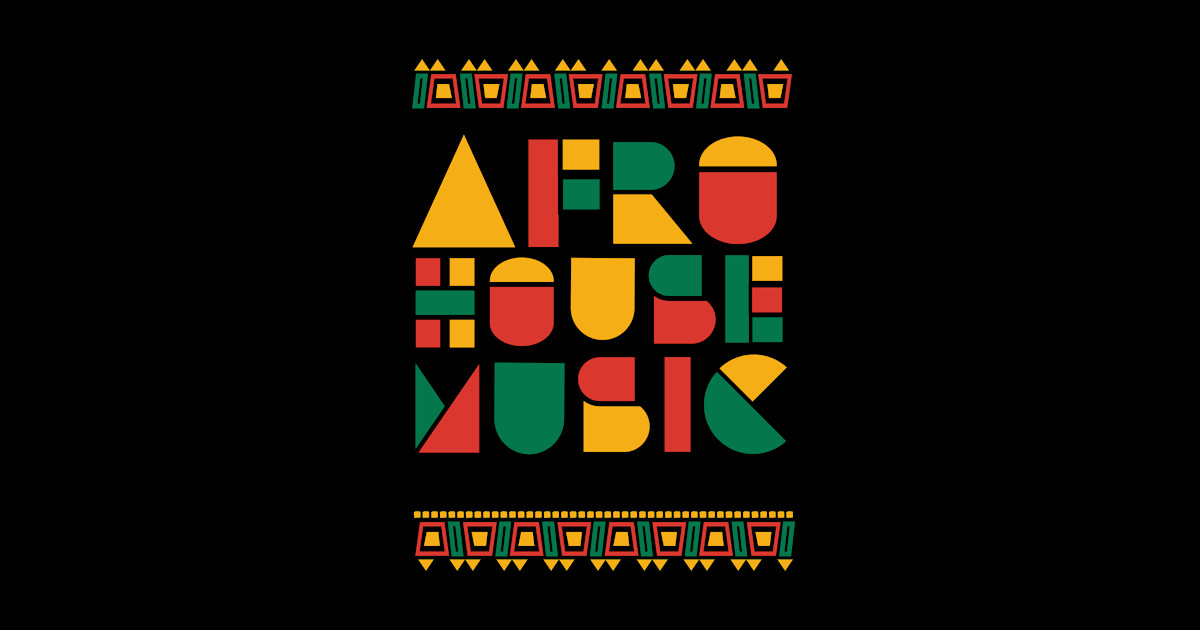 AFRO HOUSE - Cultured Font (Black) - House Music - Posters and Art ...
