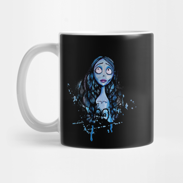 Tim Burton's Corpse Bride: Watercolor Emily - Love - Mug | TeePublic