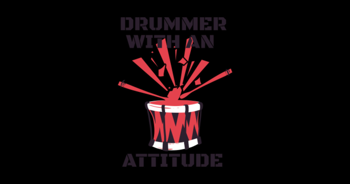 Drummer Slogan - Drummer Gift - T-Shirt | TeePublic