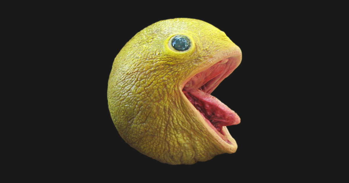 Realistic Pac Man - Scary - T-Shirt | TeePublic