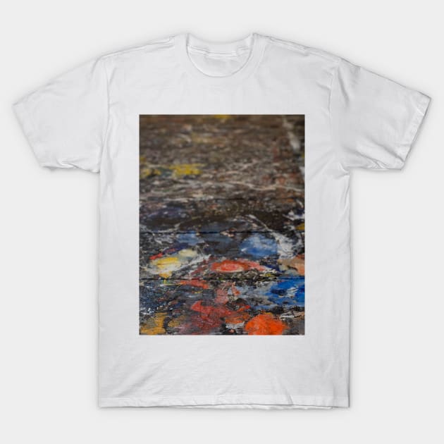 Pollock's studio floor - Jackson Pollock - T-Shirt | TeePublic