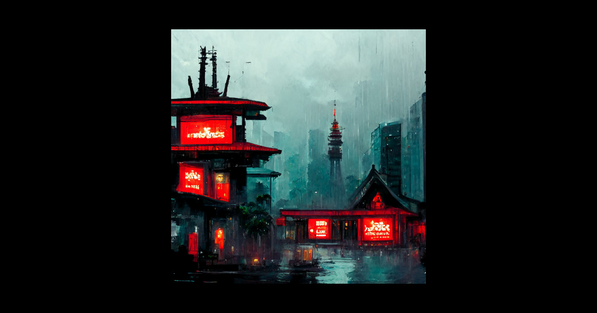 Tran Zen - Cyberpunk Fantasy Scapes Cityscape Skyline - Cyberpunk ...
