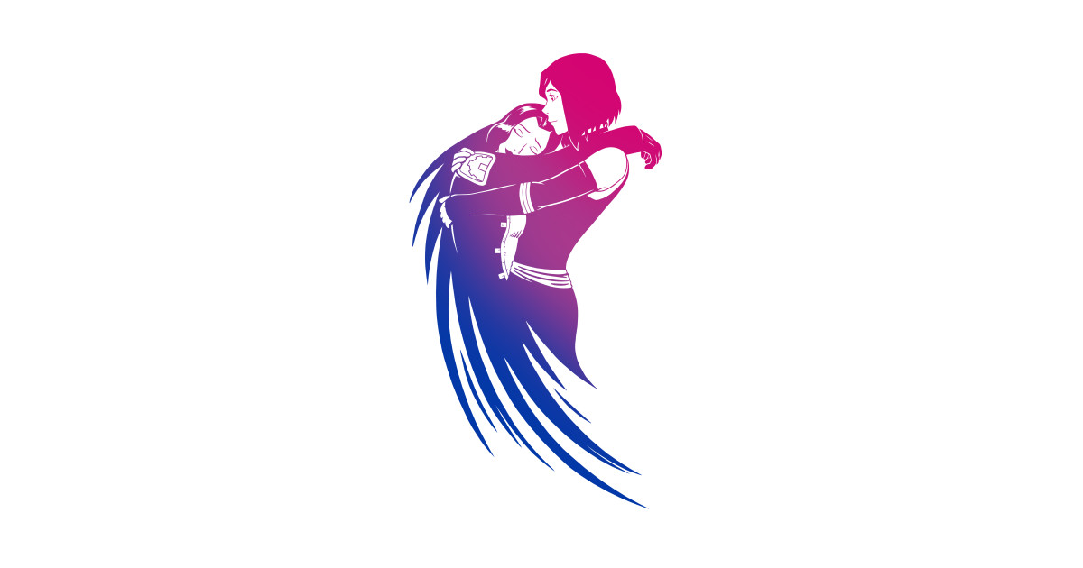 Korrasami Fantasy - Bi pride version - Korrasami - T-Shirt | TeePublic