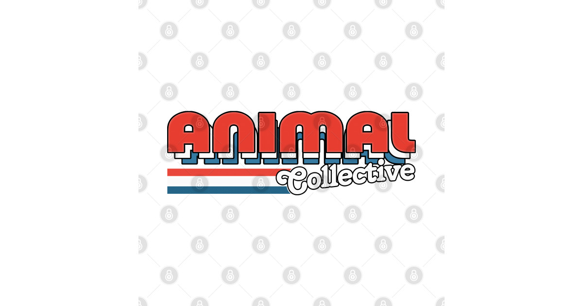 animal collective \/\/\ vintage look fan art design - Animal Collective ...