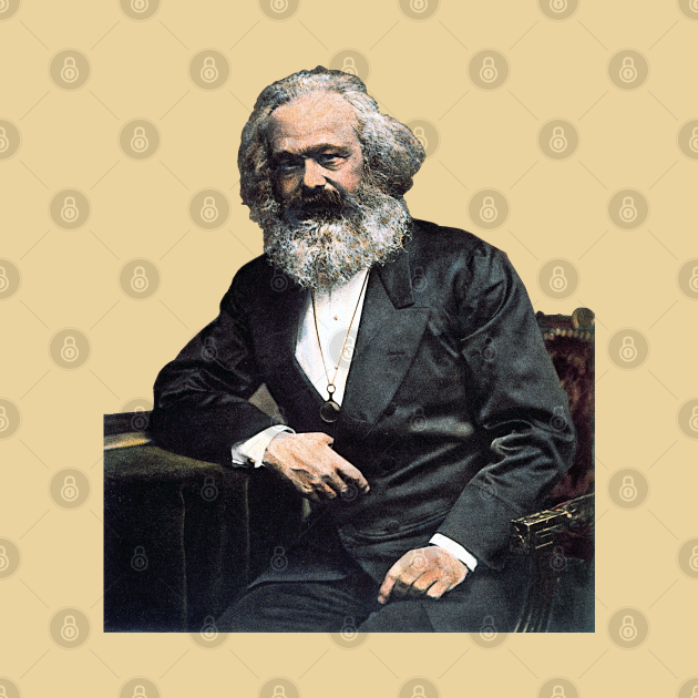 Karl Marx Colorized Portrait - Marxist, Socialist, Philosopher ...