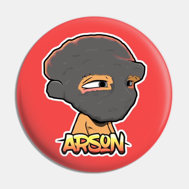 "Arson" - Punk Band - Pin | TeePublic