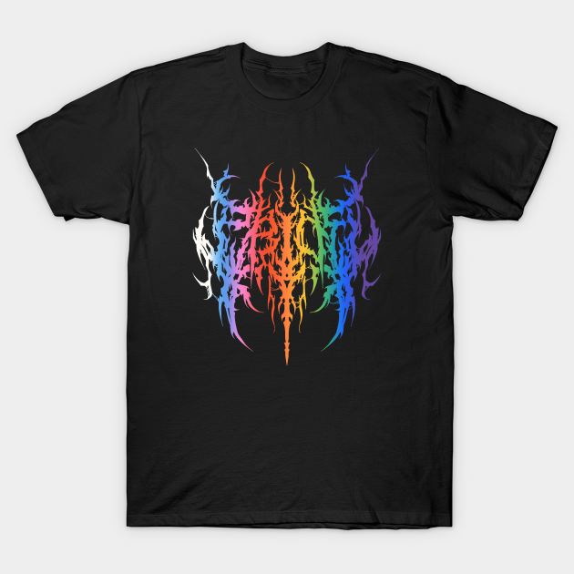 PRIDE - Metal Logo - Pride - T-Shirt | TeePublic