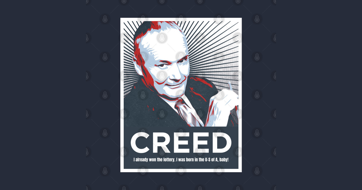 CREED Bratton Hope USA Quote - The Office - The Office - T-Shirt ...