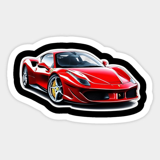 Born in Maranello - Ferrari - Sticker | TeePublic