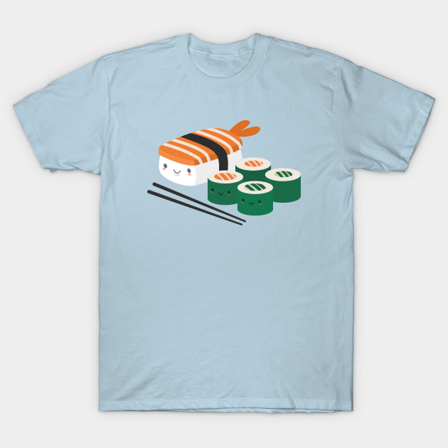 Kawaii Sushi T-Shirt - Sushi - T-Shirt | TeePublic