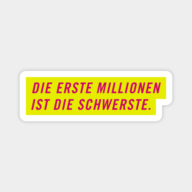 Die erste Millionen ist die schwerste - FDP Meme Spruch - Fdp Memes ...