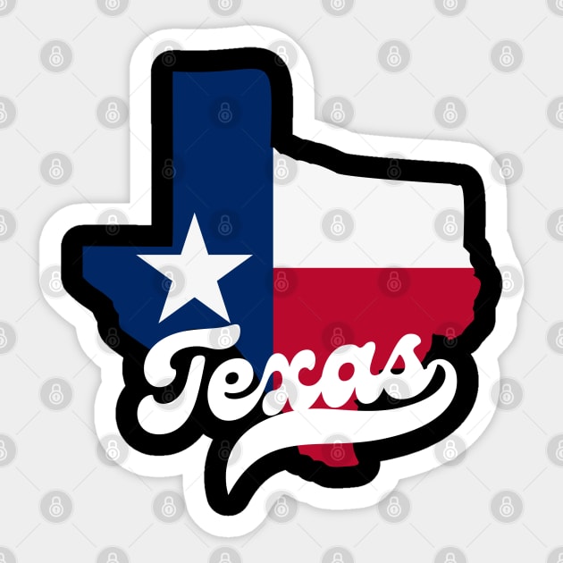 Texas State Map - Texas State - Sticker | TeePublic