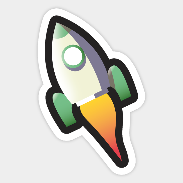 Rocket Ship - Rocket Ship - Sticker | TeePublic