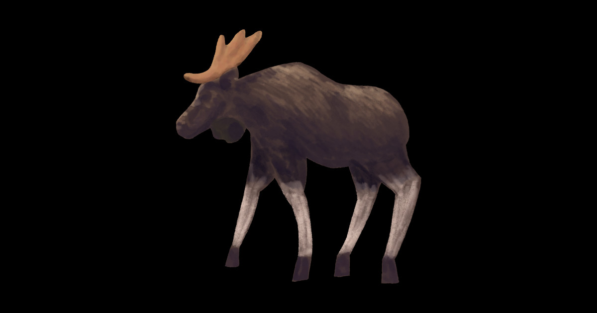 Moose - Moose - Sticker | TeePublic