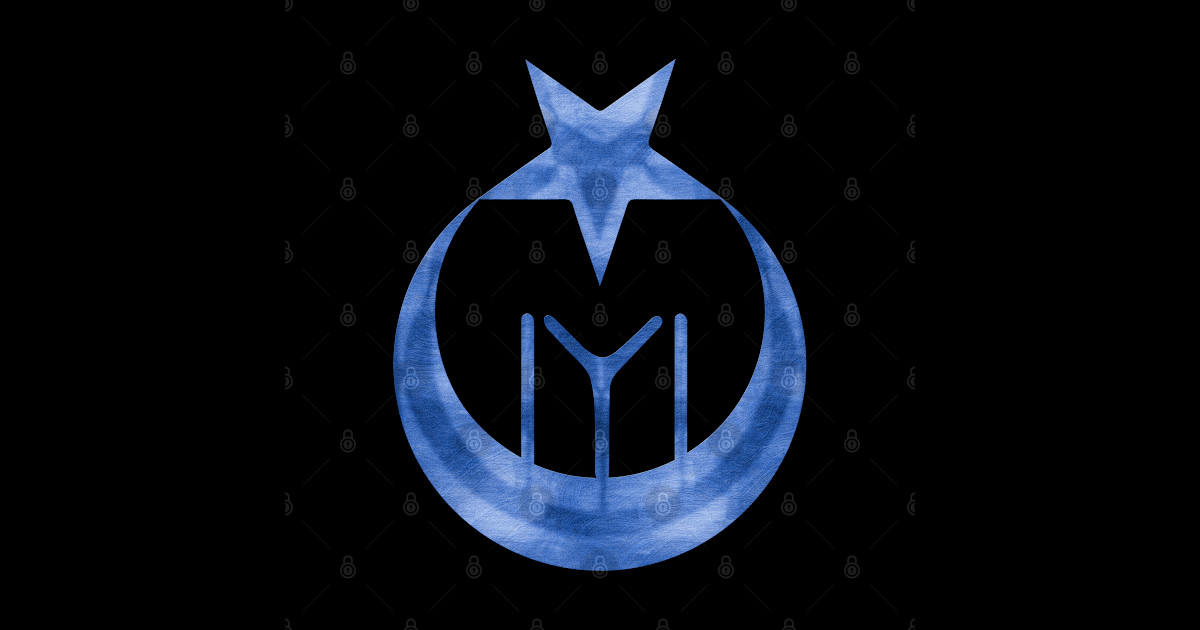 Turkey Kayi Symbol_blue - Symbol - Sticker | TeePublic