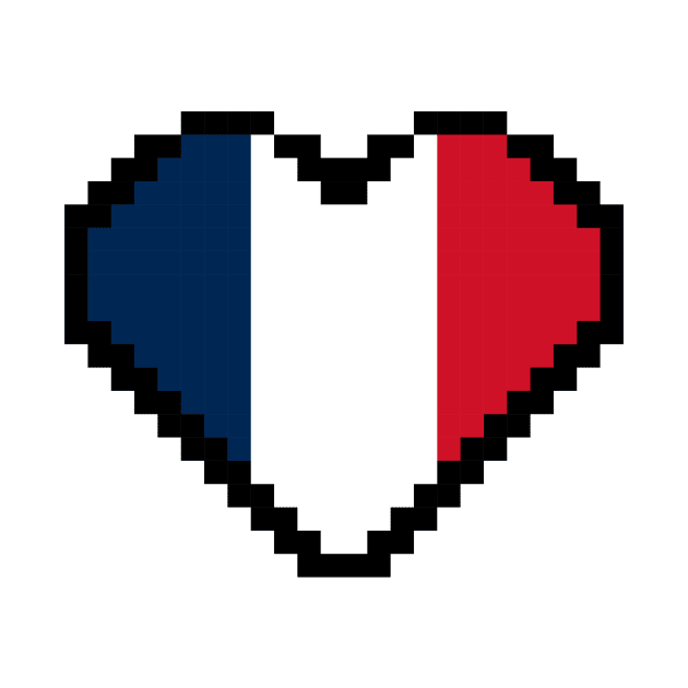 French Flag Pixel Art, France Flag pixel art - French - Phone Case ...