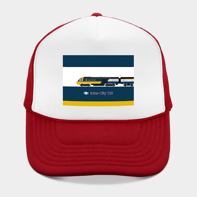 Intercity 125 HST British Rail Blue Livery - Intercity - Hat | TeePublic
