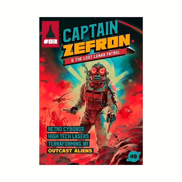 Captain Zefron & the Lost Lunar Patrol Comic Series - Christmas Gifts ...