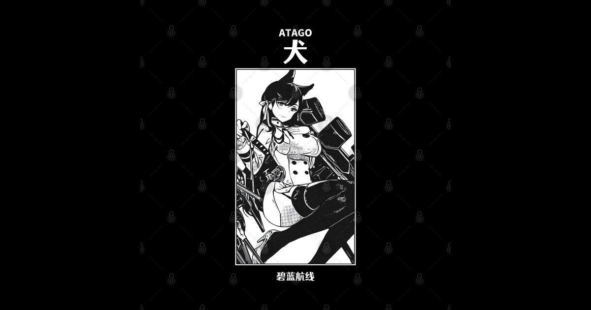 Atago Azur Lane - Azur Lane - Sticker | TeePublic