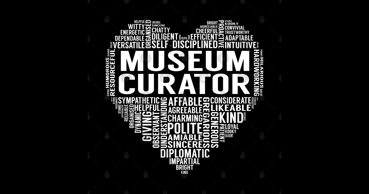 Museum Curator Heart - Museum Curator - Sticker | TeePublic