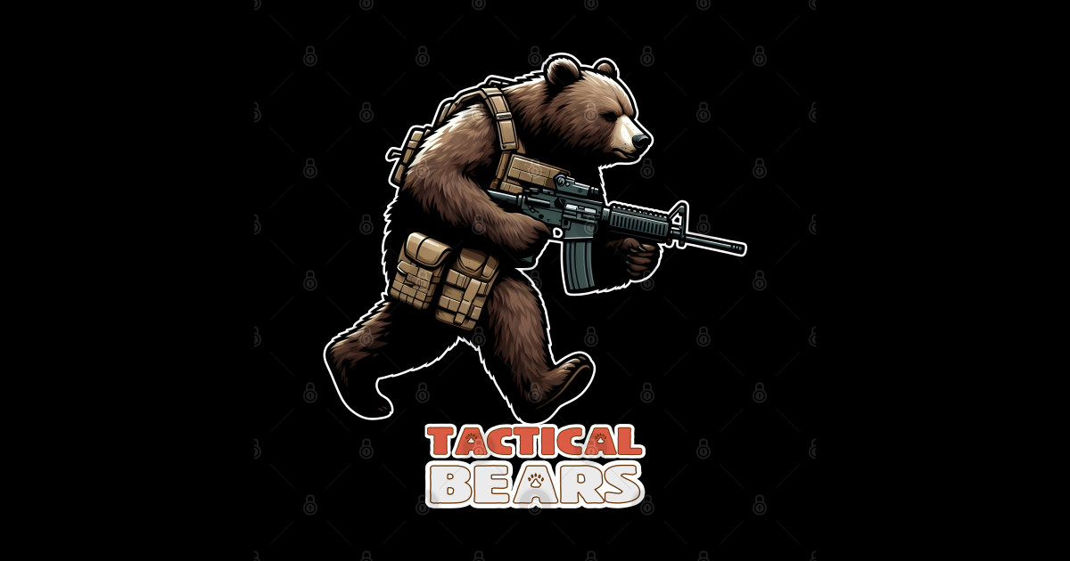 Tactical Bears - Tactical - Sticker | TeePublic