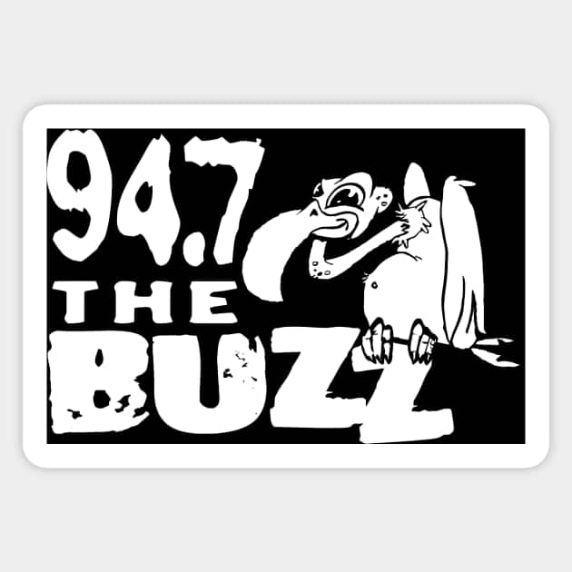 the buzz solid background - The Buzz - Sticker | TeePublic
