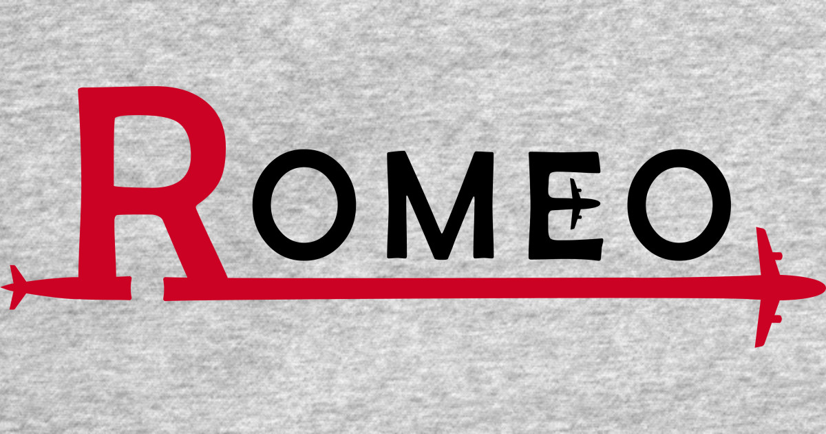 ROMEO Aviation Phonetic Alphabet Pilot Airplane - Romeo - Hoodie ...