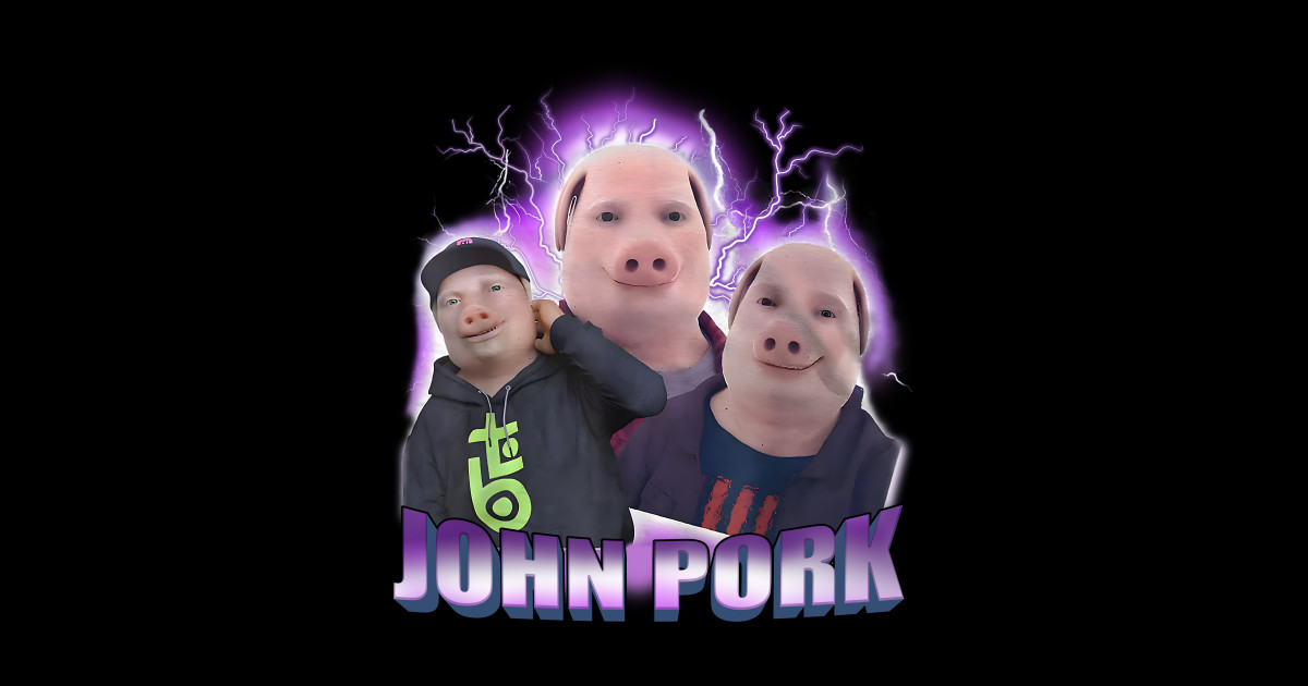 John Pork Funny Dank Memes - Italian Brainrot Meme Humor - Funny Meme ...