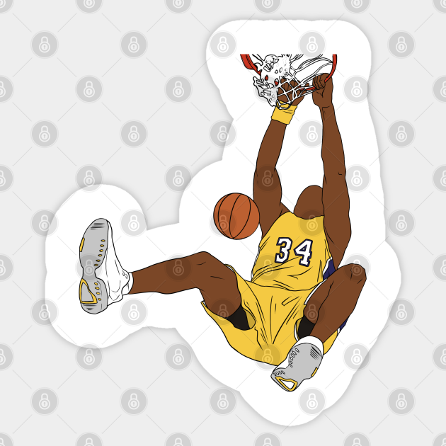 Shaquille O'Neal - Shaquille Oneal - Sticker | TeePublic