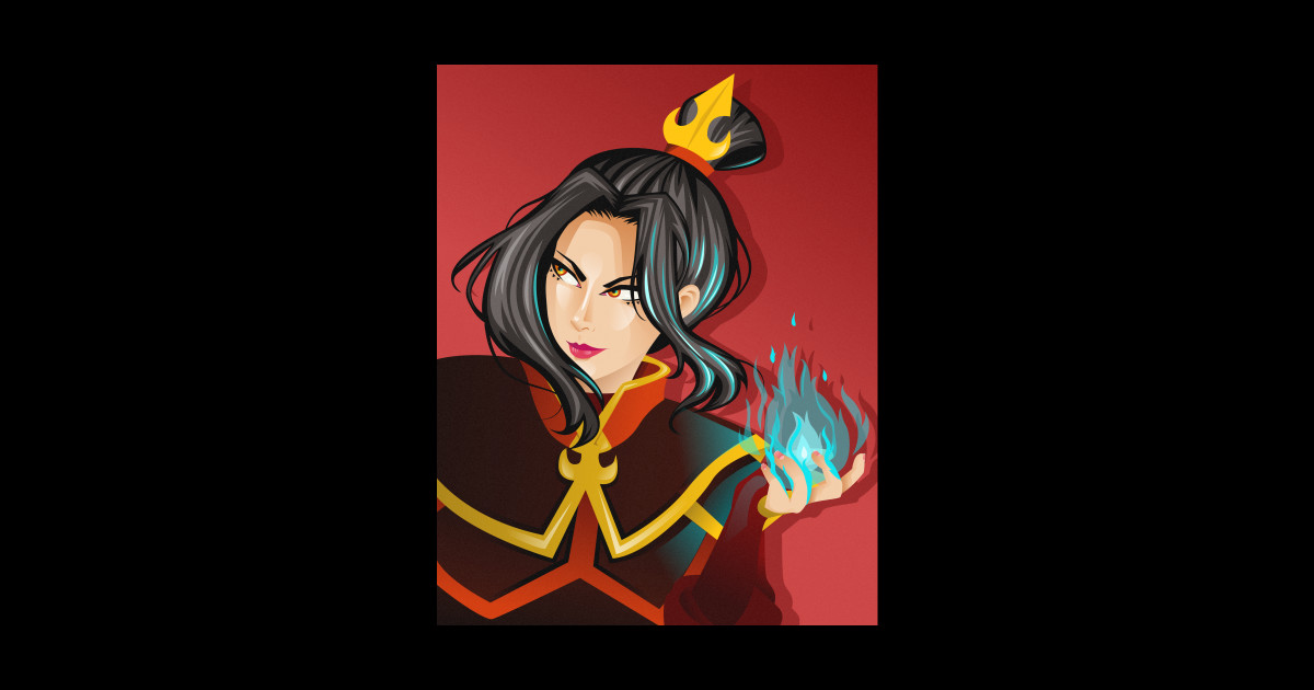 Azula Avatar Blue Fire - Azula - Sticker | TeePublic