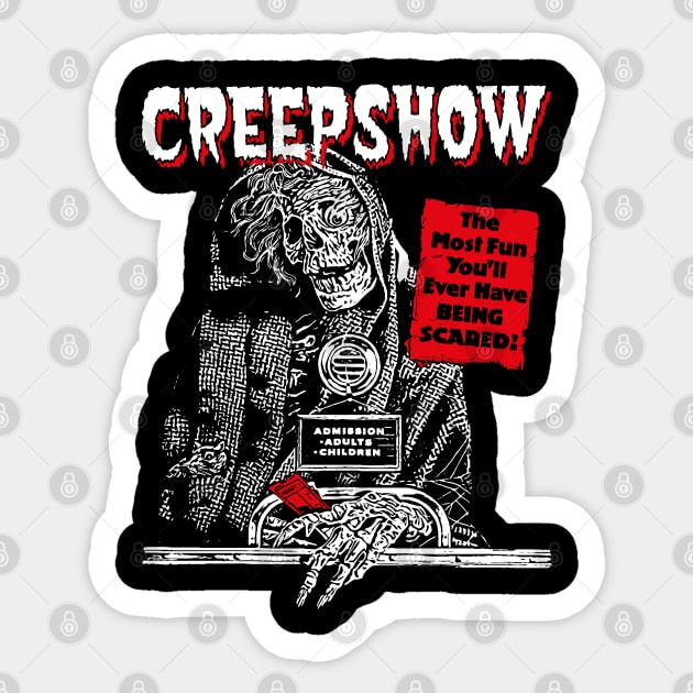 Creepshow redesigned poster - Creepshow - Sticker | TeePublic