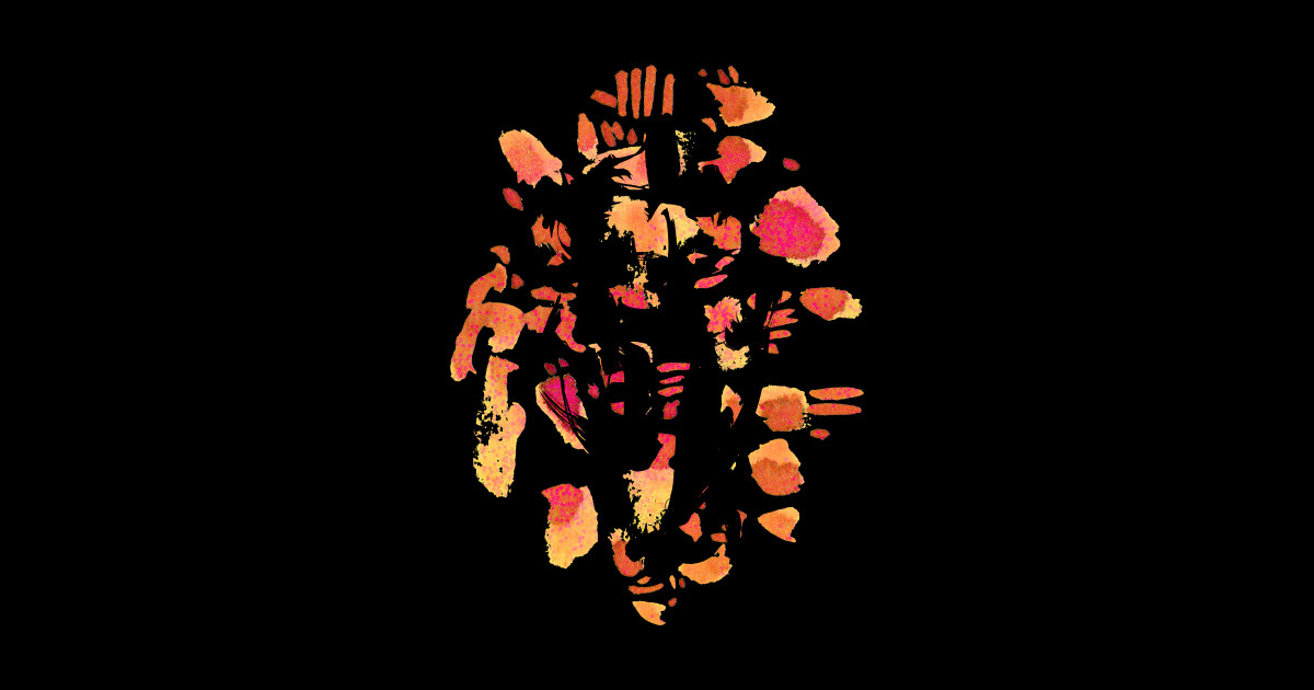 Abstract Face COLOR Background - Abstract - Sticker | TeePublic