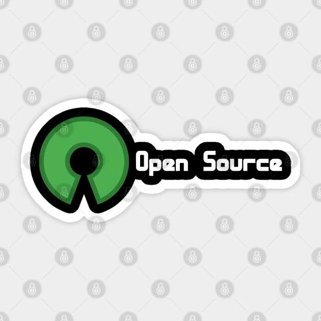 The Open Source - Open Source - Sticker | TeePublic