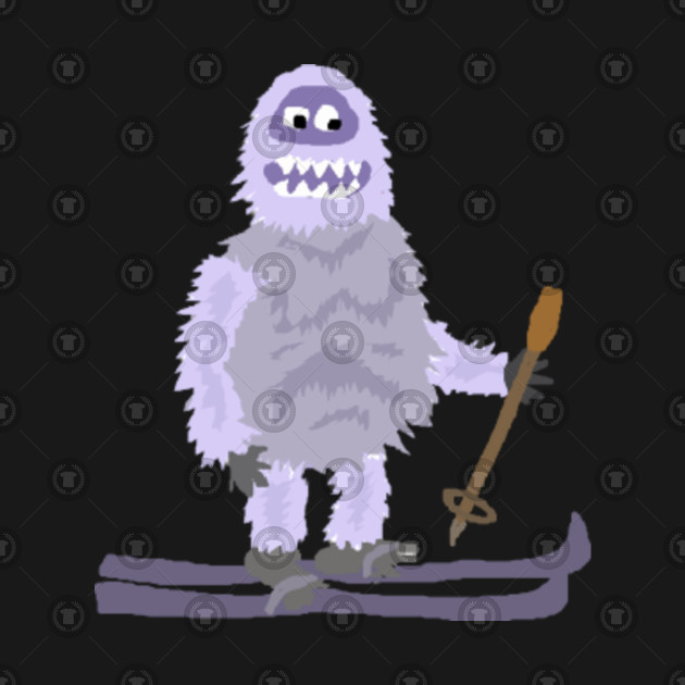 Funny Abominable Snowman Skiing Art Abominable Snowman T Shirt Teepublic