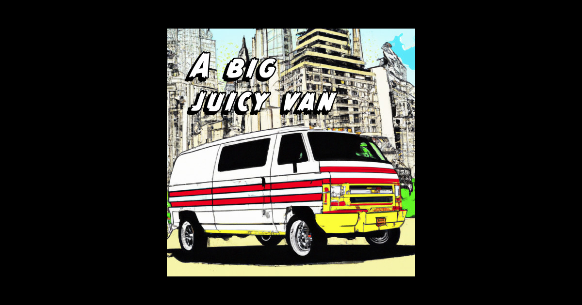 A big juicy van - Seinfeld - Sticker | TeePublic