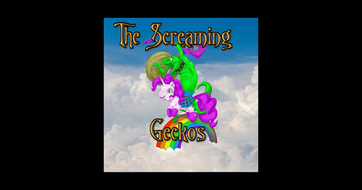 Screaming Gecko - Screaming Geckos - Sticker | TeePublic