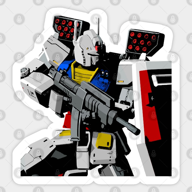 Gundam RX-78 T-shirt - Gundam Rx 78 - Sticker | TeePublic