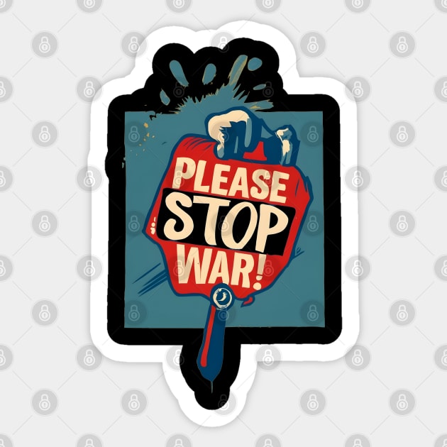 Please Stop War - Israel - Sticker | TeePublic