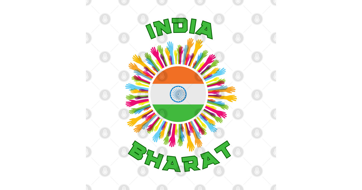 India or Bharat - Akhand All Together - India Or Bharat - T-Shirt ...