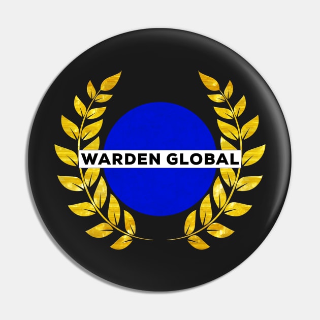 Warden Global Logo - Odin - Pin | TeePublic